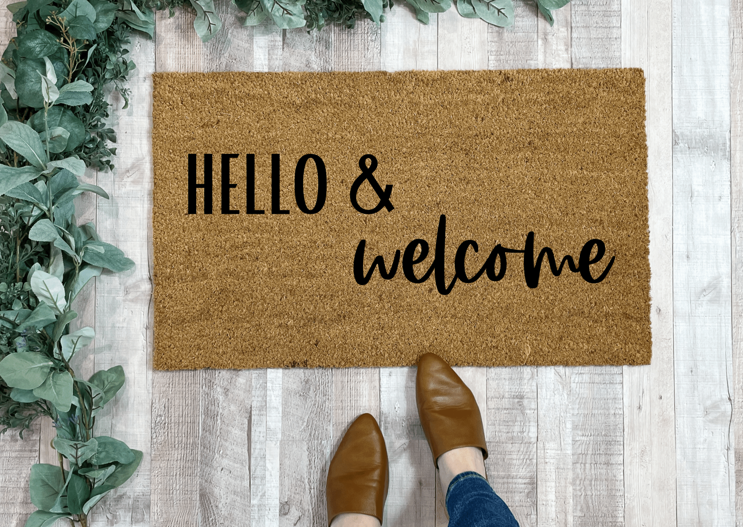 Farmhouse Style Welcome Mat – Storm Door Guy