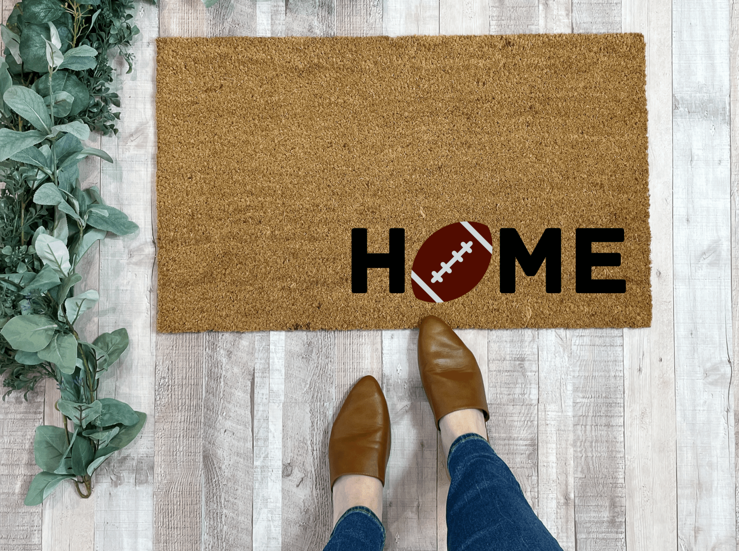 Football Welcome Mat – Storm Door Guy
